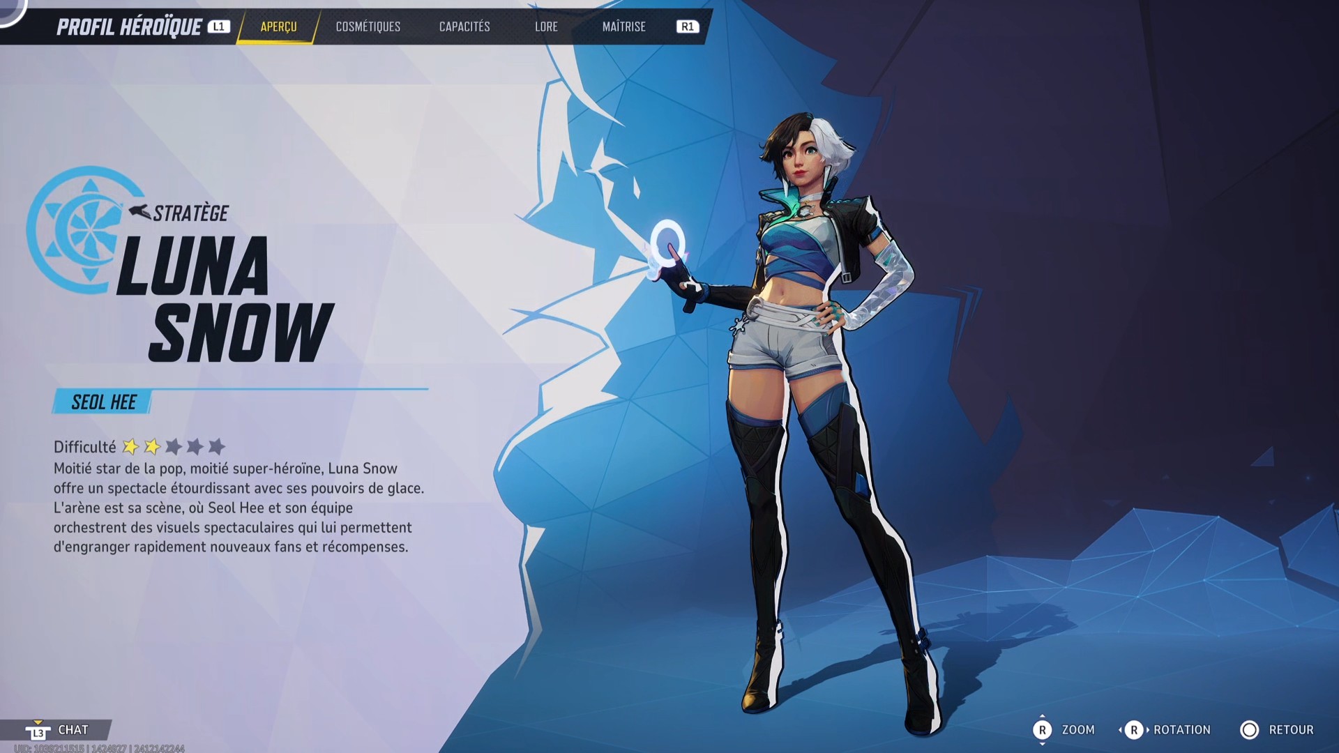 Luna Snow : Capacités, stats, costumes | Guide Marvel Rivals