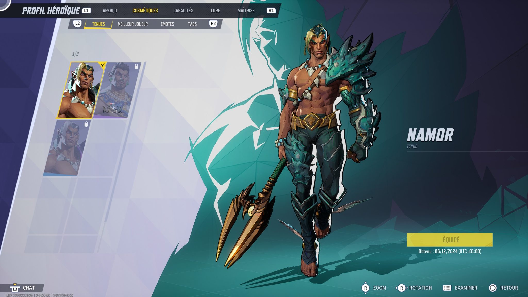 Namor : Capacités, stats, costumes | Guide Marvel Rivals