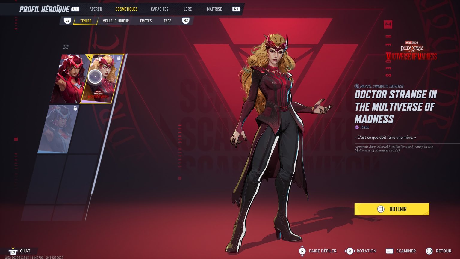 Scarlet Witch : Capacités, stats, costumes | Guide Marvel Rivals