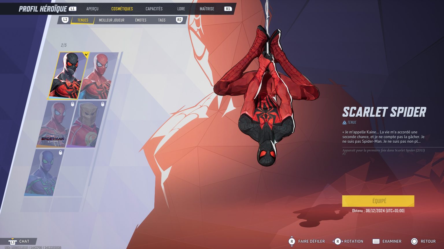 Spider-Man : Capacités, stats, costumes | Guide Marvel Rivals