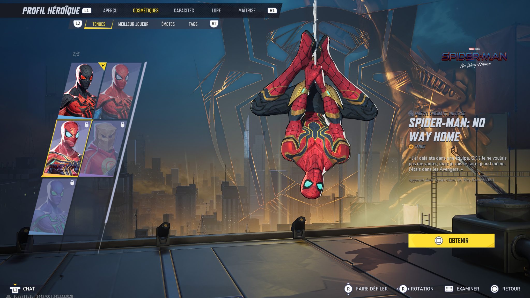 Spider-Man : Capacités, stats, costumes | Guide Marvel Rivals