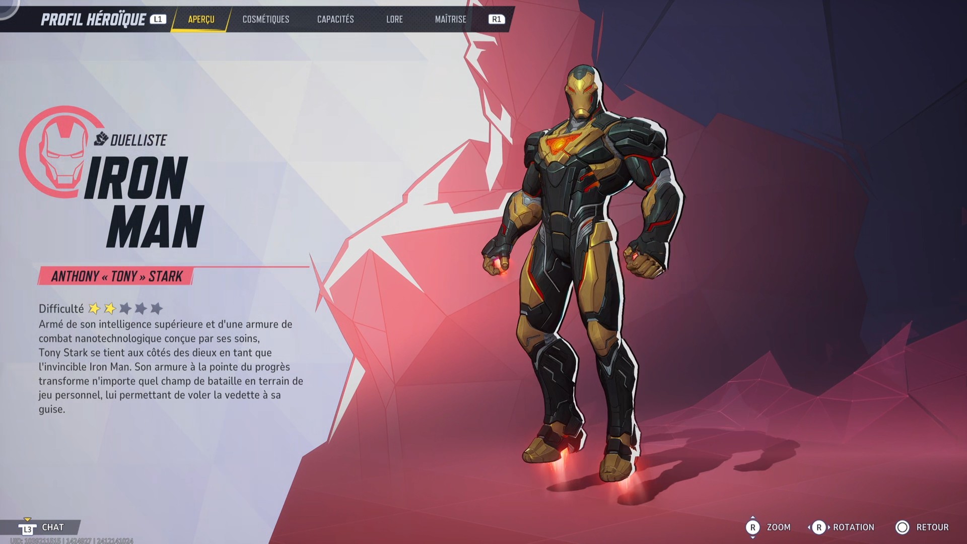 Iron Man : Capacités, stats, costumes | Guide Marvel Rivals