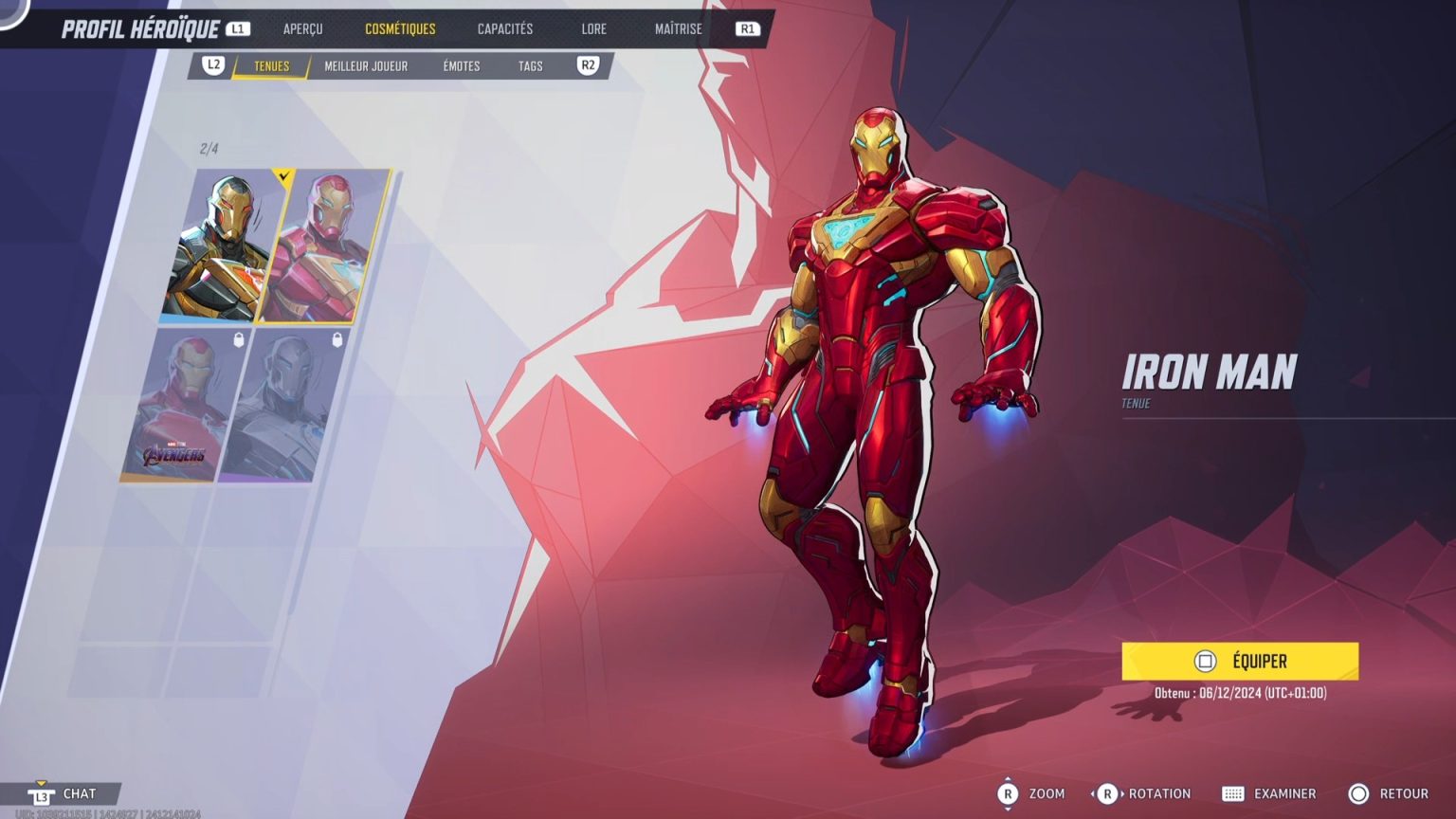 Iron Man : Capacités, stats, costumes | Guide Marvel Rivals