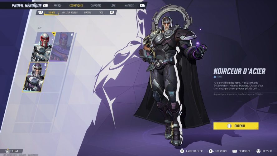 Magnéto : Capacités, stats, costumes | Guide Marvel Rivals