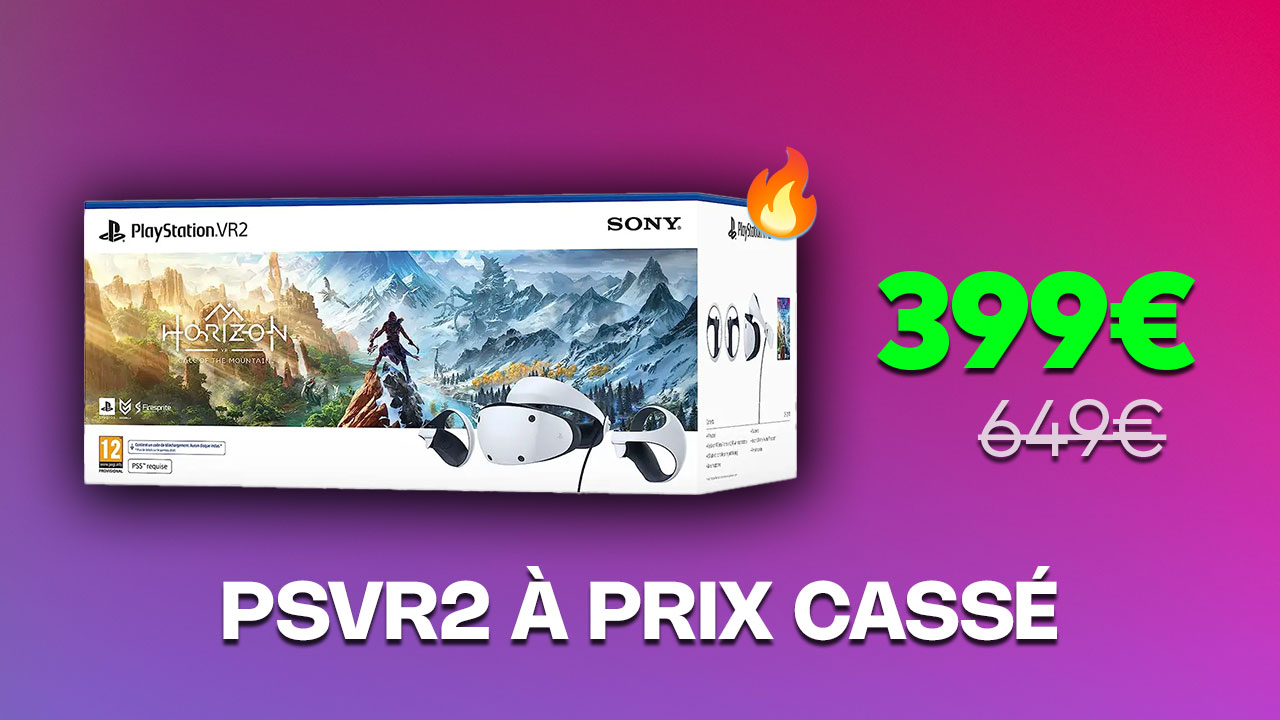 Le pack PlayStation VR 2 avec Horizon Call of the Mountain bradé à son prix le plus bas, une ...