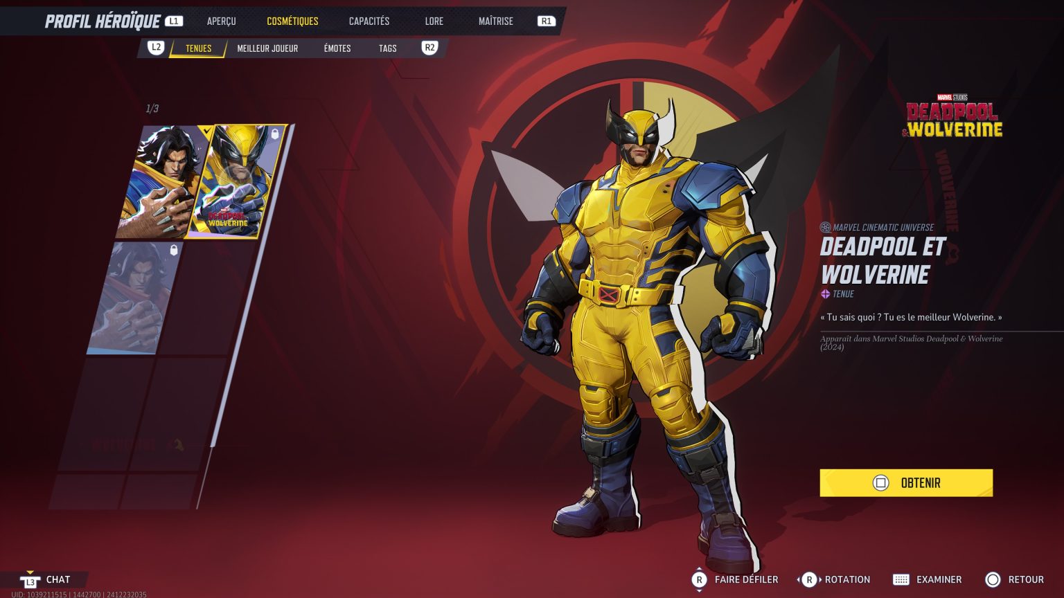 Wolverine : Capacités, stats, costumes | Guide Marvel Rivals
