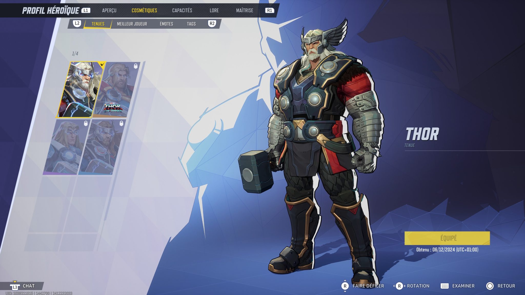 Thor : Capacités, stats, costumes | Guide Marvel Rivals