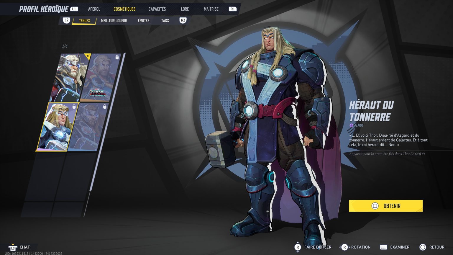 Thor : Capacités, stats, costumes | Guide Marvel Rivals