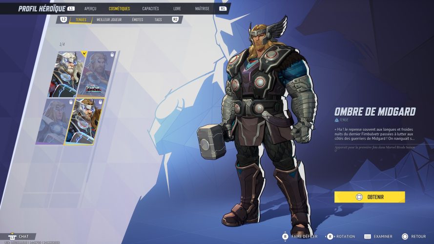 Thor : Capacités, stats, costumes | Guide Marvel Rivals