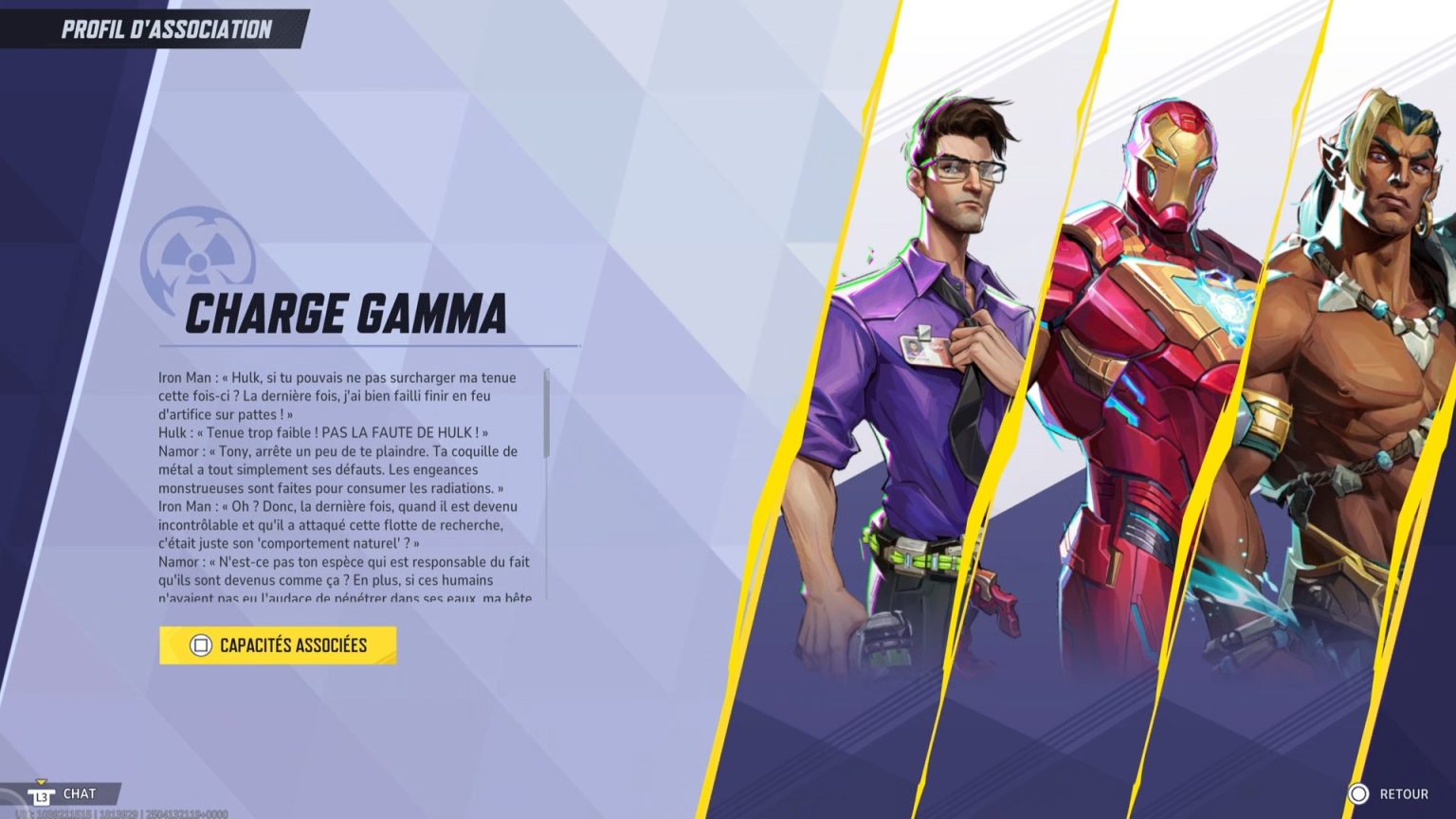 Toutes les Associations | Guide Marvel Rivals