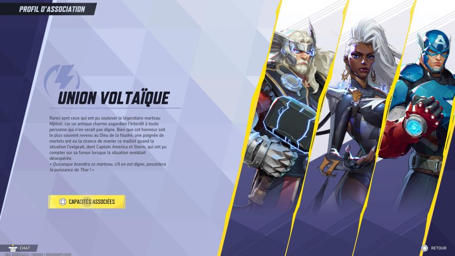 Toutes les Associations | Guide Marvel Rivals