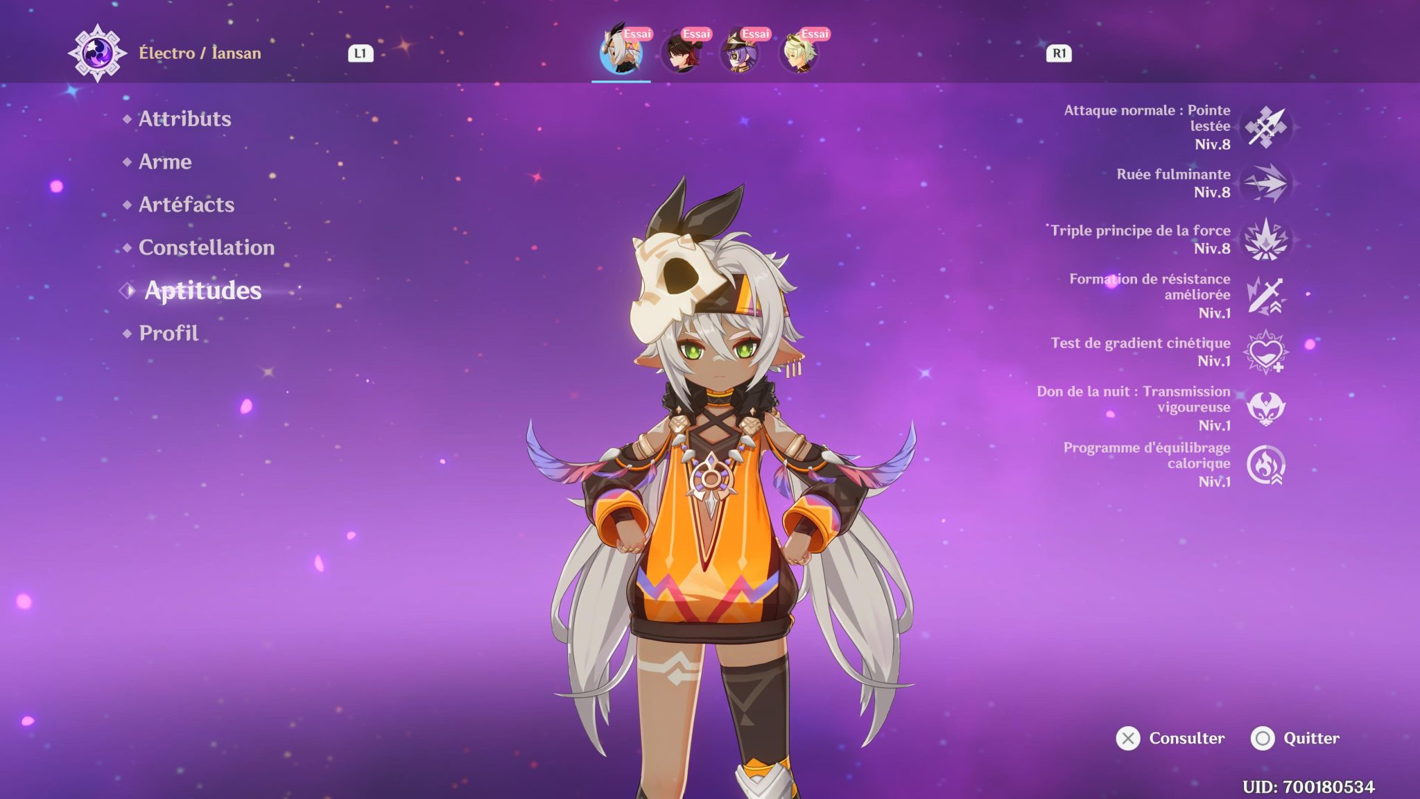 Iansan : Set, build, capacités, stats | Guide Genshin Impact