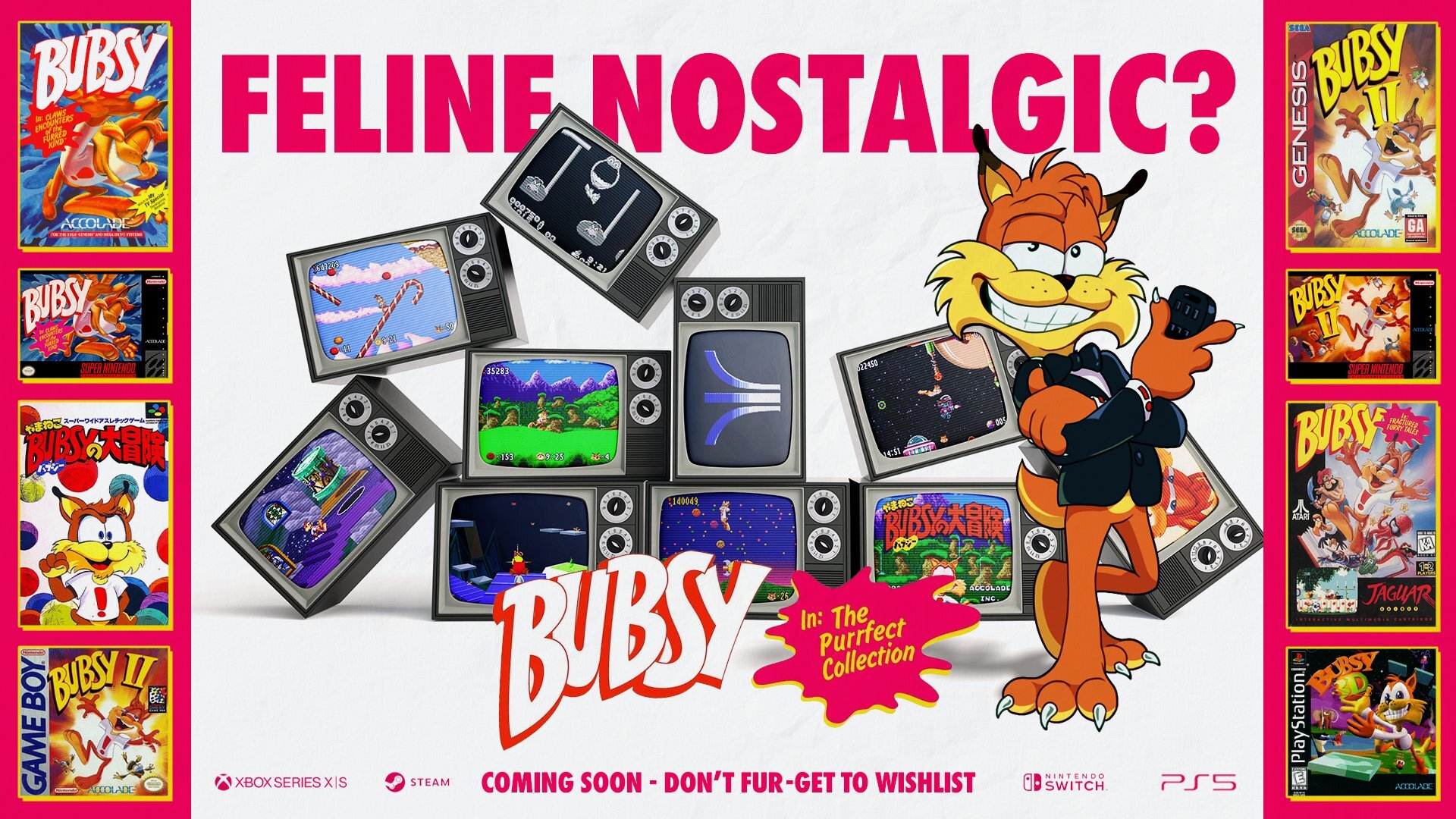 Bubsy in: The Purrfect Collection : La liste des jeux est désormais officielle, et oui, Bubsy 3D ...