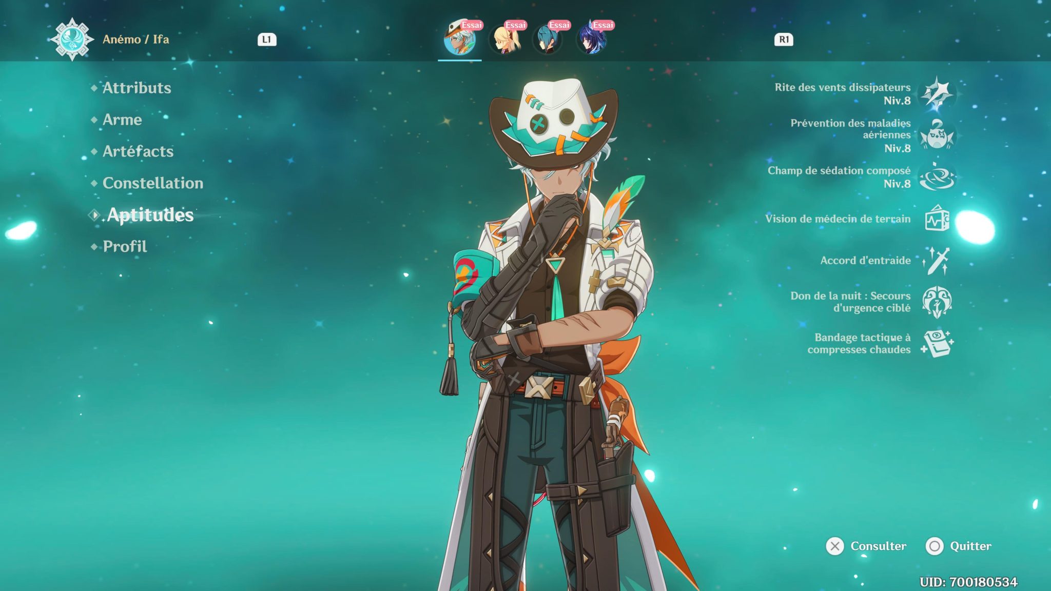 Ifa : Set, build, capacités, stats | Guide Genshin Impact