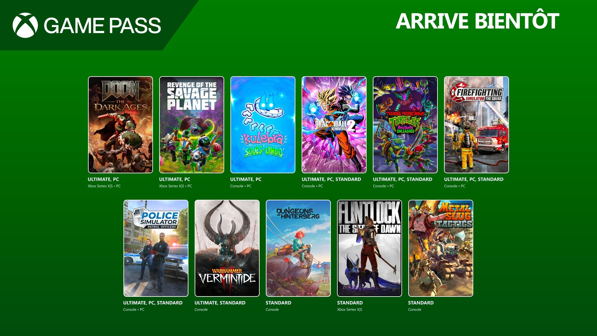 Xbox Game Pass : DOOM: The Dark Ages, Revenge of the Savage Planet ou ...