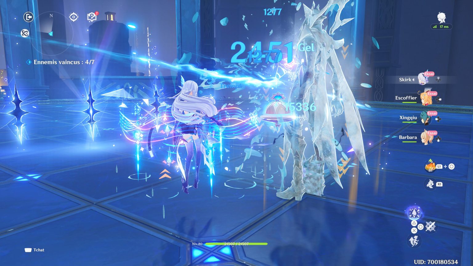 Skirk : Set, build, capacités, stats | Guide Genshin Impact