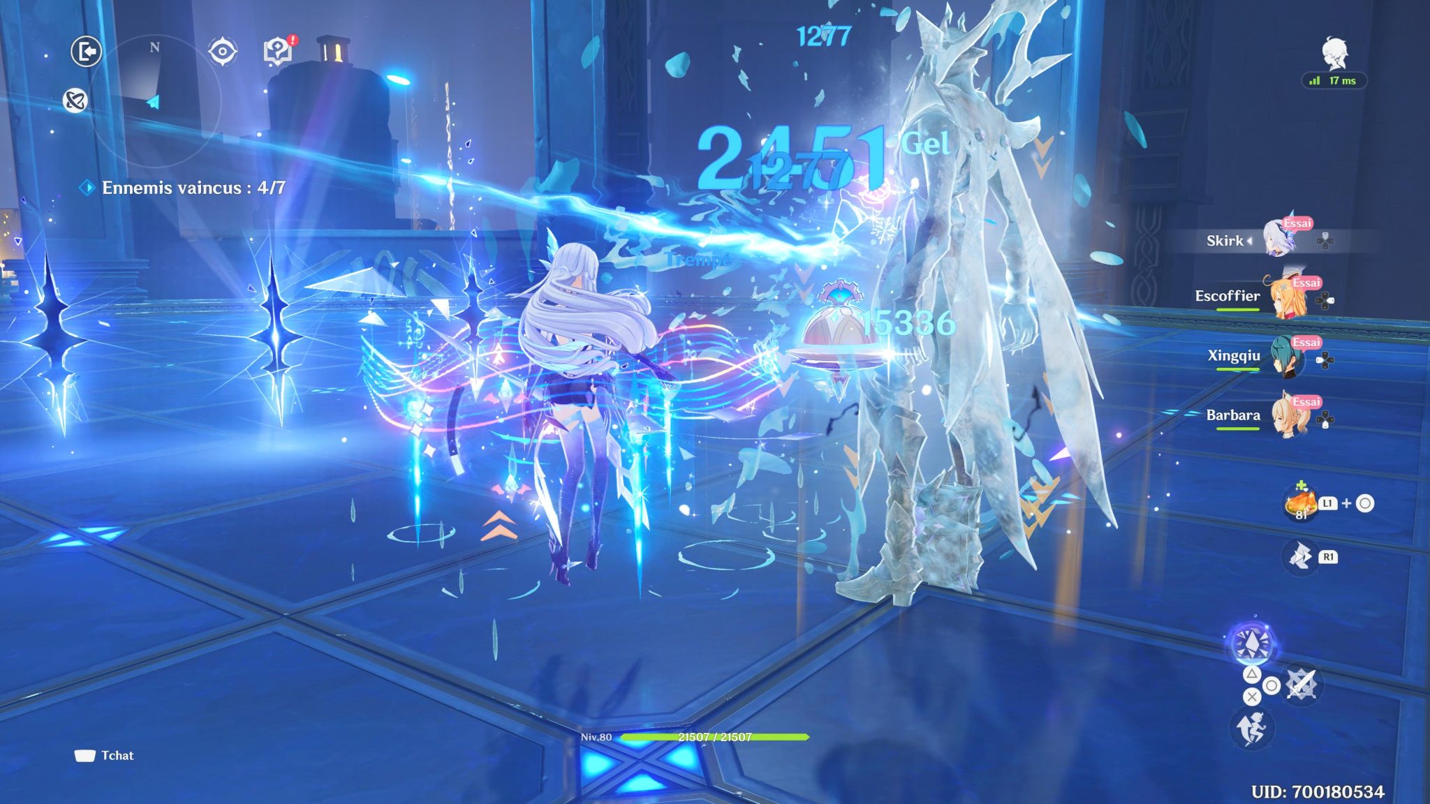 Skirk : Set, build, capacités, stats | Guide Genshin Impact