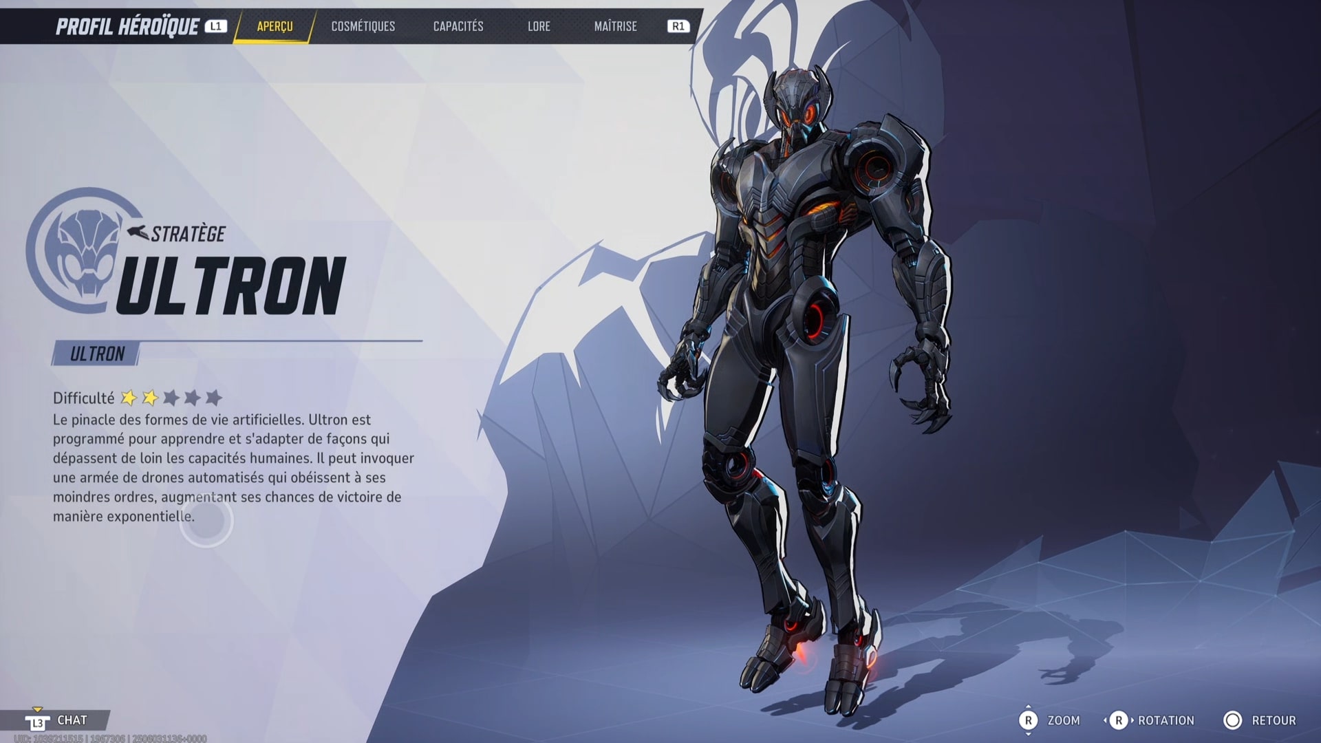 Ultron : Capacités, stats, costumes | Guide Marvel Rivals