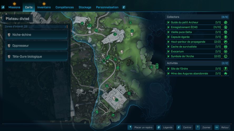 Tous les Collectors du Plateau Divisé | Guide Borderlands 4