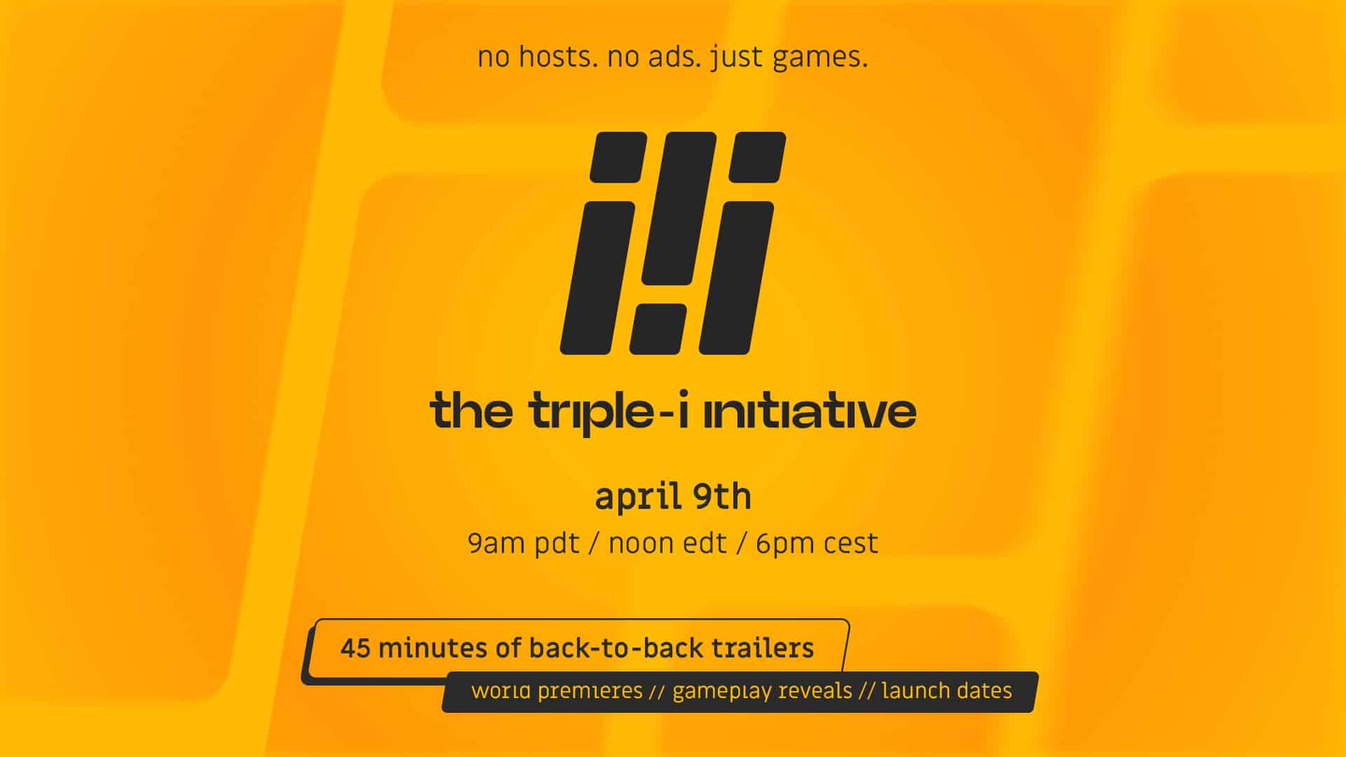 Le Triple-i Initiative est de retour le 9 avril pour une troisième ...