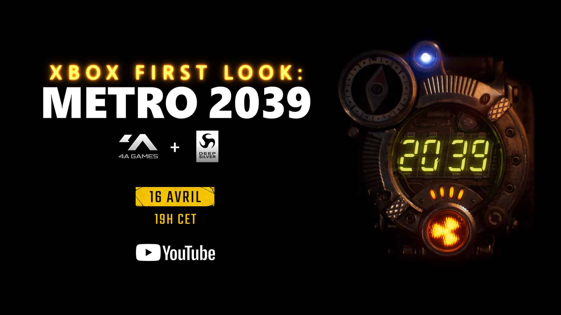 Metro 2039 : Xbox nous donne rendez-vous le 16 avril pour découvrir le ...