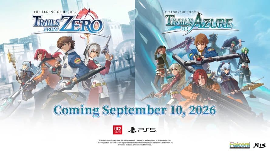 The Legend of Heroes : Trails from Zero et Trails to Azure arrivent sur ...